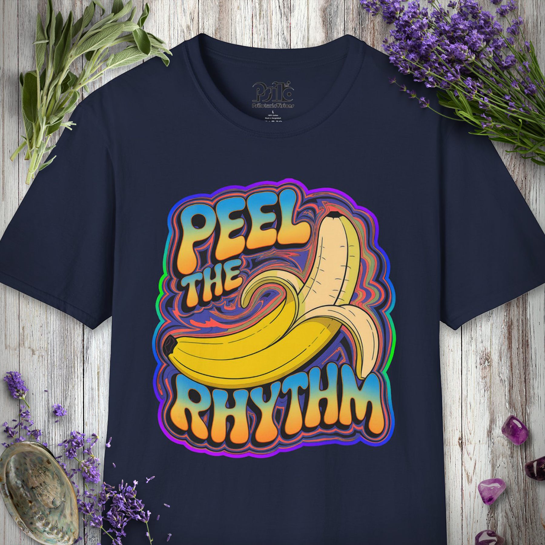 "Peel the Rhythm" T-SHIRT – Psiloteric Visions