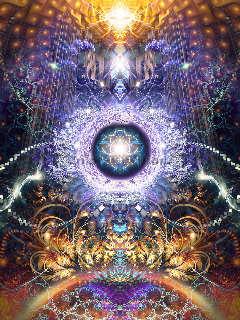 "Immortal Truth" - YOGA MAT – Psiloteric Visions